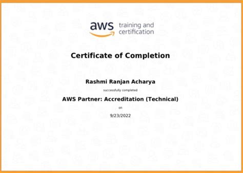 Rashmi Ranjan Acharya On Linkedin Aws Awspartner