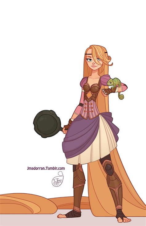 Jessica Madorran Commission Warrior Rapunzel