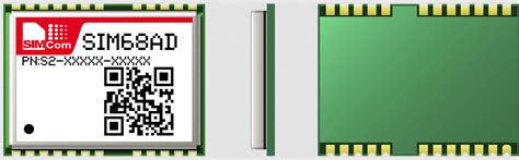 Gnss Module With Active Antenna Sim68ad Simcom Wireless Solutions Ltd Gps Glonass Qzss