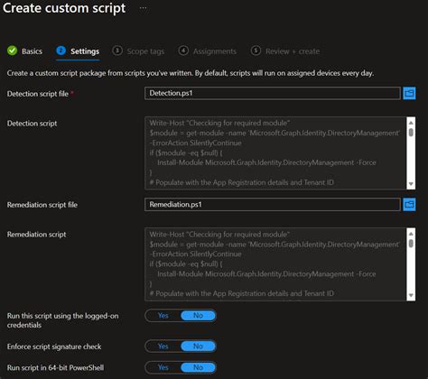 dynamically add device extension attributes using remediations