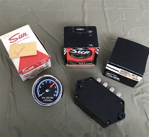 Vintage 9k Sun Super Tach Tachometer Sst 709 9000 Gasser 60s For Sale
