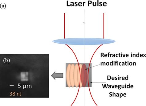 A Schematic Of The Multi Scan Waveguide Fabrication B The Square