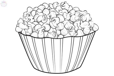 Palomitas Para Colorear