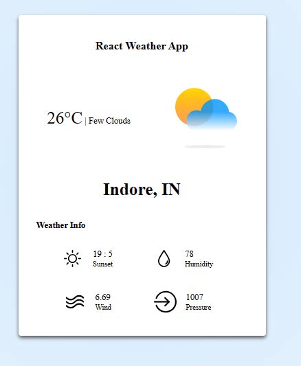 GitHub Ishajoshi251 React Weather App