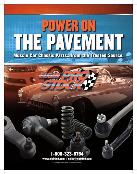 Performance Chassis Component Manufacturer Elgin Industries