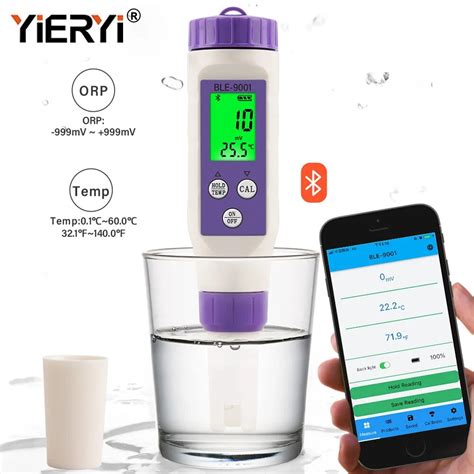 Yieryi Smart Bluetooth Orp Meter Aquarium Spa Pool Oxidation Reductio Mickcara