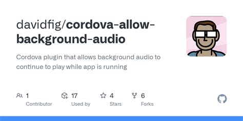 GitHub Davidfig Cordova Allow Background Audio Cordova Plugin That Allows Background Audio To