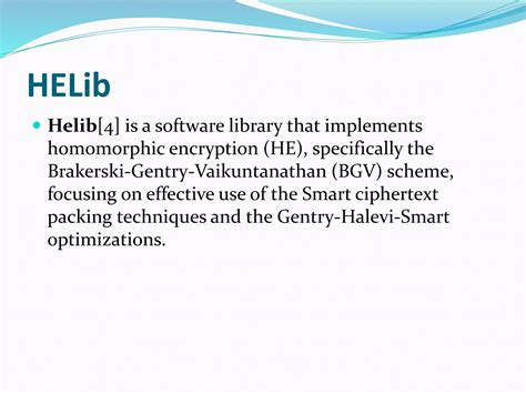 Homomorphic Encryption Pptx