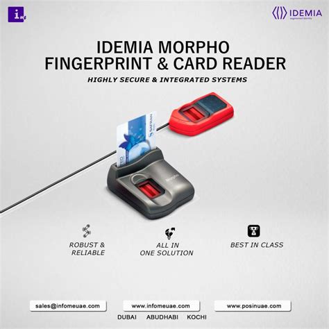 Idemia Morpho Fingerprint And Card Reader With Highly Secure And Integrated