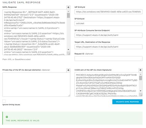 Error Signature Validation Failed SAML Response Rejected Issue 4