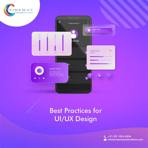 Best Practices For UI UX Design Cinemac Animation Delhi