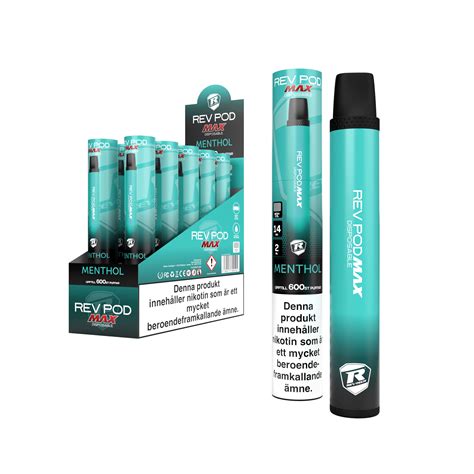 REV POD MAX VAPEMENTHOL14MG Vape Förmodligen den bästa vapen i Sverige
