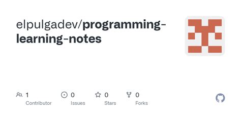 GitHub Elpulgadev Programming Learning Notes