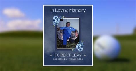 Robert Levy Obituary February 25 2025 Prevatt Funeral Home