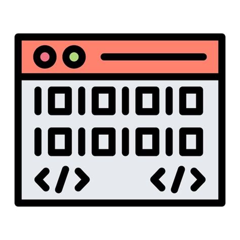 Premium Vector Coding Vector Icon Design Illustration