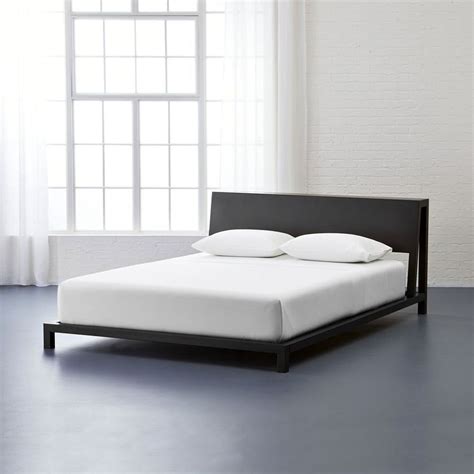 Cb2 Alpine Gunmetal Queen Bed Roomii™