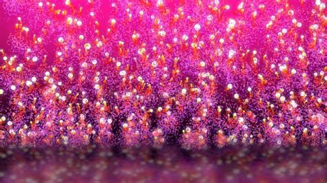 3d Illustration Small Ball Circle Ball Free Movement Is Raising And Releasing Particles To