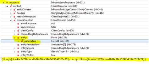 Rest Jax Rs Retrieve Entity Parameter From Post Response Java Stack
