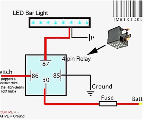 4 Pin Relay Wiring Diagram For Lights