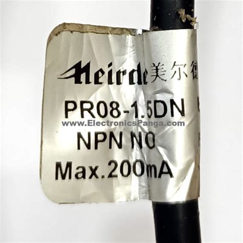 Pr08 15dn 12 24vdc Npn 3 Wires Inductive Proximity Sensor S39 Star International