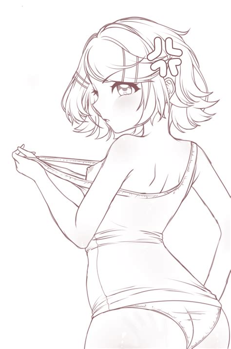 Rule 34 Angry Angry Expression Angry Face Flat Chest Kagamine Rin Lifting Shirt Panties Slap