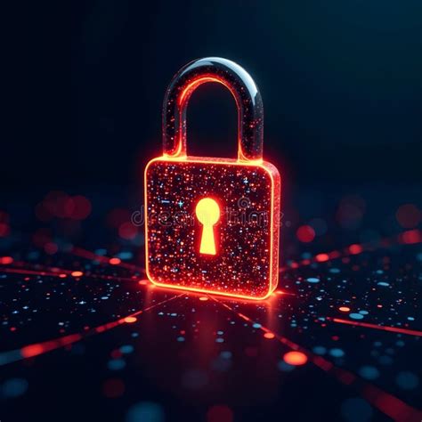 Cyber Security Protection Information Privacy Technology Concept Man Use Computer Working On