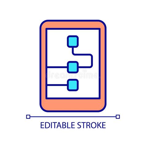 Tablet Software Rgb Color Icon Stock Vector Illustration Of Technology Logotype 238113314