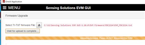 FDC EVM Firmware Updates Endlessly Sensors Forum Sensors TI E E Support Forums