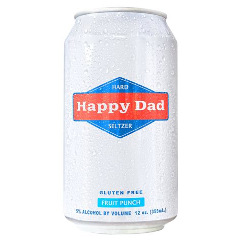 Happy Dad Hard Seltzer Fruit Punch 12pk 12oz Can 5 0 Abv Delivered