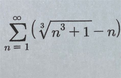 Solved Determine The Convergence Or Divergence I Can T Chegg