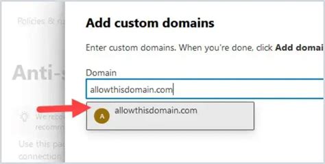 Steps To Whitelist A Domain In Office Active Directory Pro