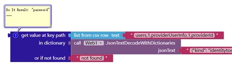 Display And Access Json Objects And List Formats Mit App Inventor