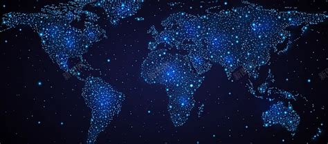 科技感世界地图背景banner 设计图片 免费下载 页面网页 平面电商 创意素材 花瓣网