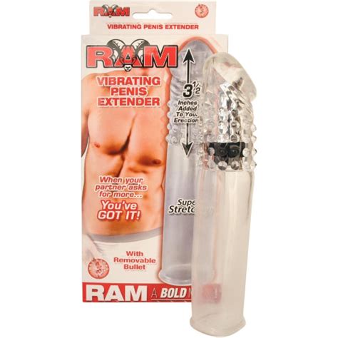 Ram Vibrating Penis Extender Clear Sex Toys At Adult Empire
