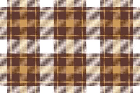 Plaid Pattern Seamless Check Fabric Texture Stripe Square Background Vector Textile Design