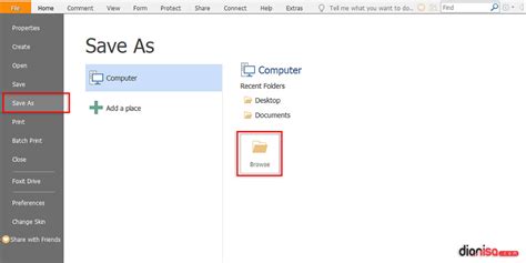 Cara Convert File Word Ke Pdf Dengan Foxit Reader