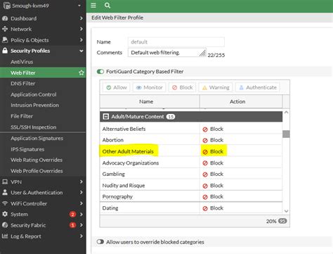 Technical Tip How To Configure Web Rating Overrid Fortinet Community