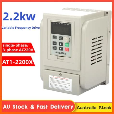2 2kw Single To 3 Phase Vfd Variable Frequency Drive Inverter Speed Converter Au 129 89