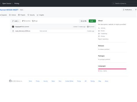 Esp32 Ethernet W5500 Mqtt