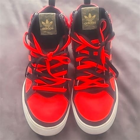 Adidas Originals Shoes Adidas Originals Mens Red And Black Trainers