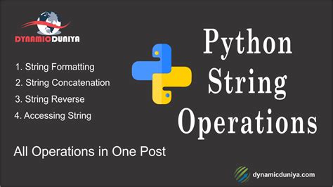 String Operations In Python Blog