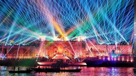 Dev Deepavali Dev Deepavali 1800 Diyas Illuminated In The Kantareshwar Mahadev Temple In Surat