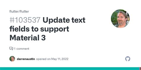 Update Text Fields To Support Material Issue Flutter Flutter GitHub