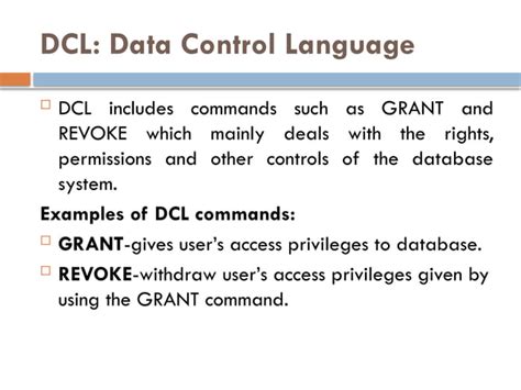 SQL Data Definition Language DDL Command PPTX Databases Computer Software And Applications