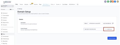 Client Portal How To Connect Your Custom Domain Subdomain Fg