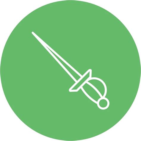 Premium Vector Rapier Vector Illustration Style
