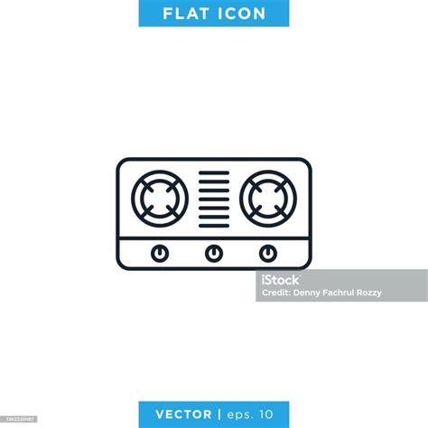 스토브 아이콘 벡터 스톡 일러스트 디자인 템플릿입니다 벡터 Eps 10 편집 가능한 스트로크 0명에 대한 스톡 벡터 아트 및 기타 이미지 Istock