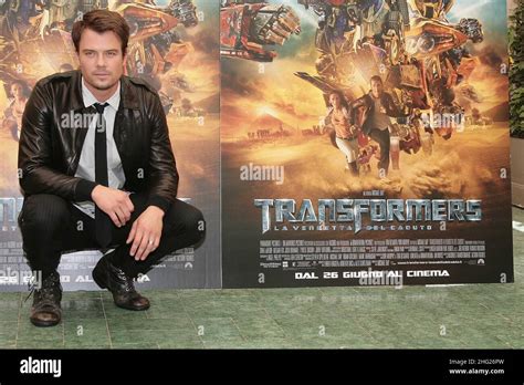 Josh Duhamel At The Premier Of Transformers Revenge Of The Fallen Rome Stock Photo Alamy