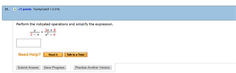 solved perform the indicated operations and simplify the