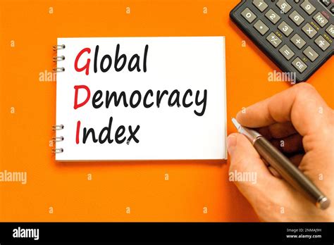 Gdi Global Democracy Index Symbol Concept Words Gdi Global Democracy